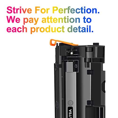 Uniwork Compatible Toner Cartridge Replacement for HP 78A CE278A use for Laserjet Pro P1606dn M1536dnf P1566 P1560 P1606 M1536 Printer Tray, 4 Black