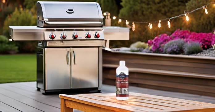 Stainless Steel Rust Remover & Cleaner, Soft Cleanser, NSF Approved Safe for Food Areas. Non-Toxic for Appliances Perfect for Rust Stains, Your Fridge, Cybertruck and more (8.5 oz)