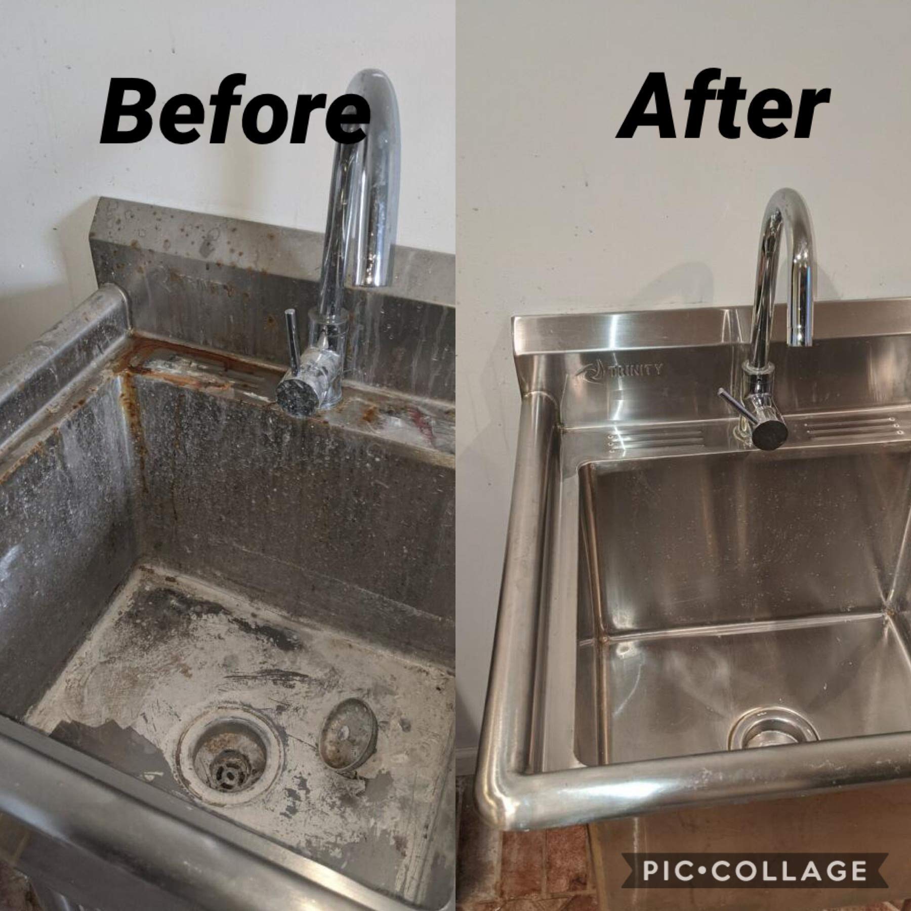 Stainless Steel Rust Remover & Cleaner, Soft Cleanser, NSF Approved Safe for Food Areas. Non-Toxic for Appliances Perfect for Rust Stains, Your Fridge, Cybertruck and more (8.5 oz)