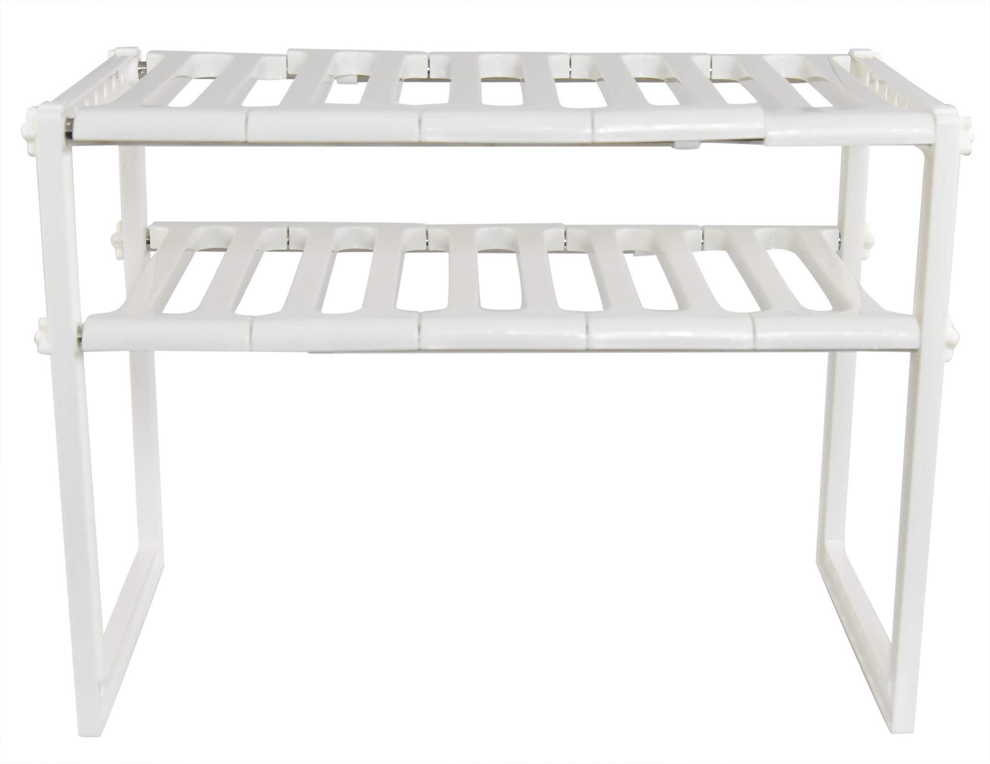 HOME-X Under Sink Storage Shelf, Expandable Cabinet Organizer for Kitchen - Expands16” to 26”