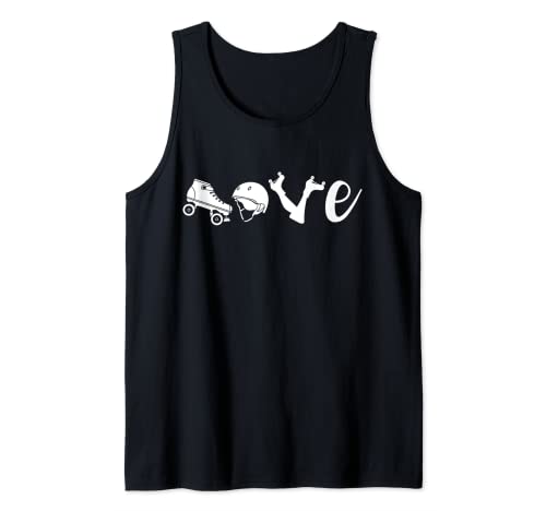 Roller Derby Player Love Skating Team Tank Top
