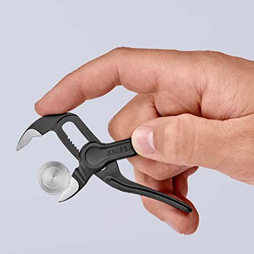 KNIPEX Cobra® XS Water Pump Pliers grey atramentized, embossed, rough surface 100 mm 87 00 100