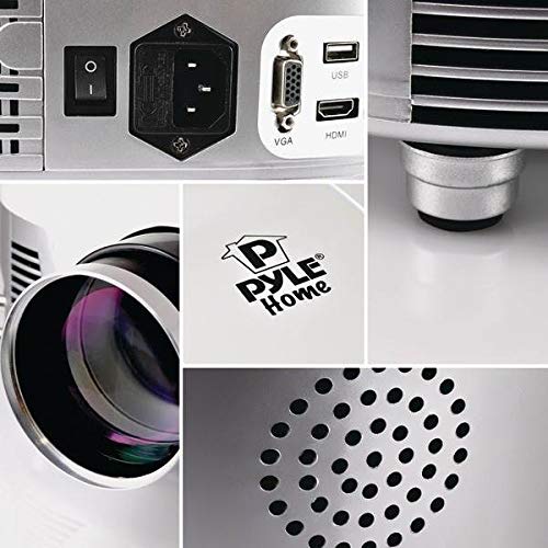 Pyle PRJD907 Widescreen,1080p HD Support,Up to 140-Inch Display LED Projector