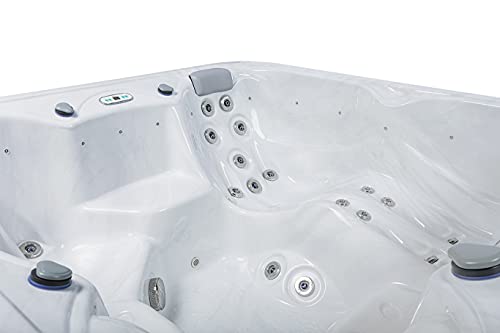 Bueno Spa New York 6 - Person 49 - Jet Hot Tub, Sterling Silver, Gray