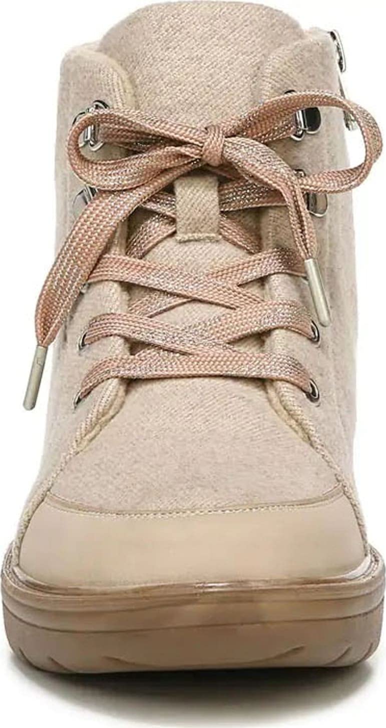 BZees Womens Brooklyn Ankle Boot, Beige, 8 US