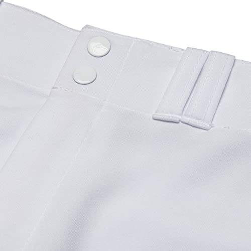 CHAMPRO Men's Standard Straight, White, Navy, Medium