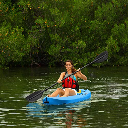 Lifetime Lotus Sit-On-Top Kayak with Paddle (2 Pack), Blue, 8'