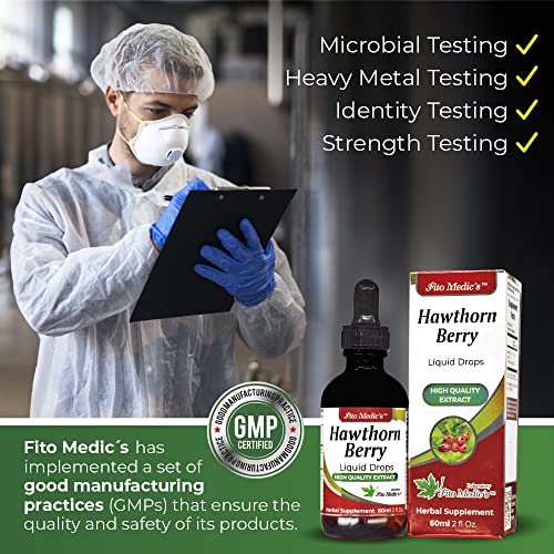 FITO MEDIC'S Lab - Hawthorn Berry -Pure - Hawthorn Extract - Ultra high Absorption, Alcohol Free.