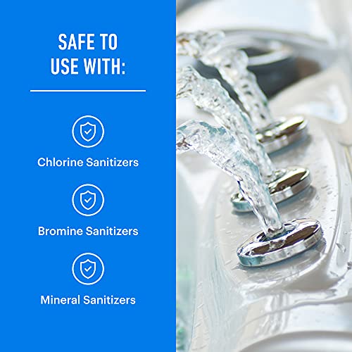 Hot Tub Foam Eliminator, 2 Pack Pool & Spa Defoamer (32oz/ Bottles) – Eliminate Foam Without Harsh Hot Tub Chemicals, Eco-Friendly & Safe w/ Silicone Anti Foam. Get Foam Down and Enjoy Leisure Time