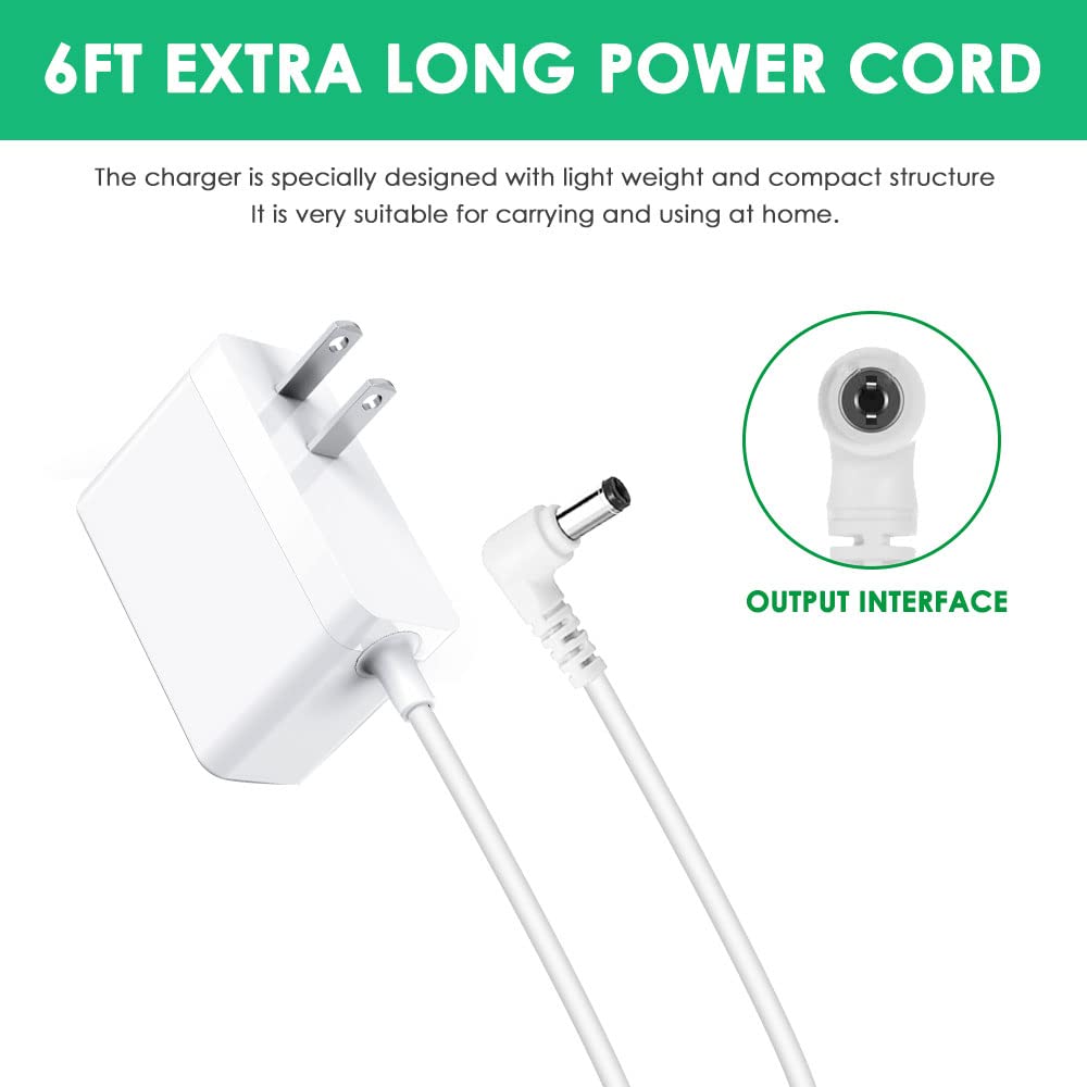 Mrgru 24V Power Cord for Diffuser Compatible with VicTsing/Young Living/DoTerra Petal/URPOWER/InnoGear 120ml 150ml 200ml 500ml Essential Oil Diffuser Humidifier Replacement Power Supply Adapter