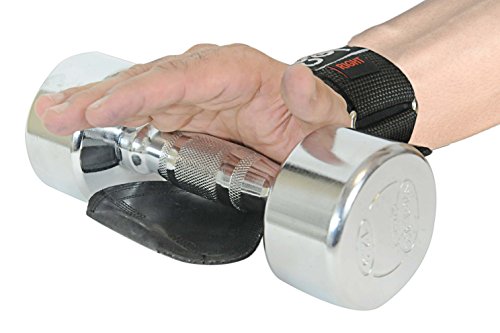 Cobra Grips PRO Weight Lifting Gloves Heavy Duty Straps Alternative Power Lifting Hooks for Deadlifts Wrist Wraps Support Bodybuilding (PRO Model for Men One Size, Black Rubber)