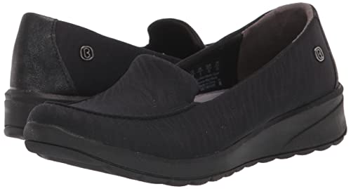 BZees Womens Get Movin' Ballet Flat Black Zebra Print 9.5 M