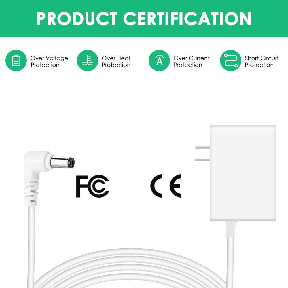 Mrgru 24V Power Cord for Diffuser Compatible with VicTsing/Young Living/DoTerra Petal/URPOWER/InnoGear 120ml 150ml 200ml 500ml Essential Oil Diffuser Humidifier Replacement Power Supply Adapter