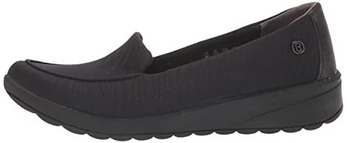 BZees Womens Get Movin' Ballet Flat Black Zebra Print 9.5 M