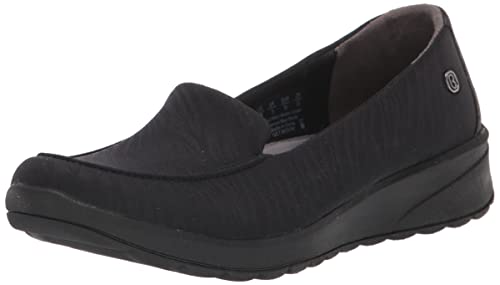 BZees Womens Get Movin' Ballet Flat Black Zebra Print 9.5 M