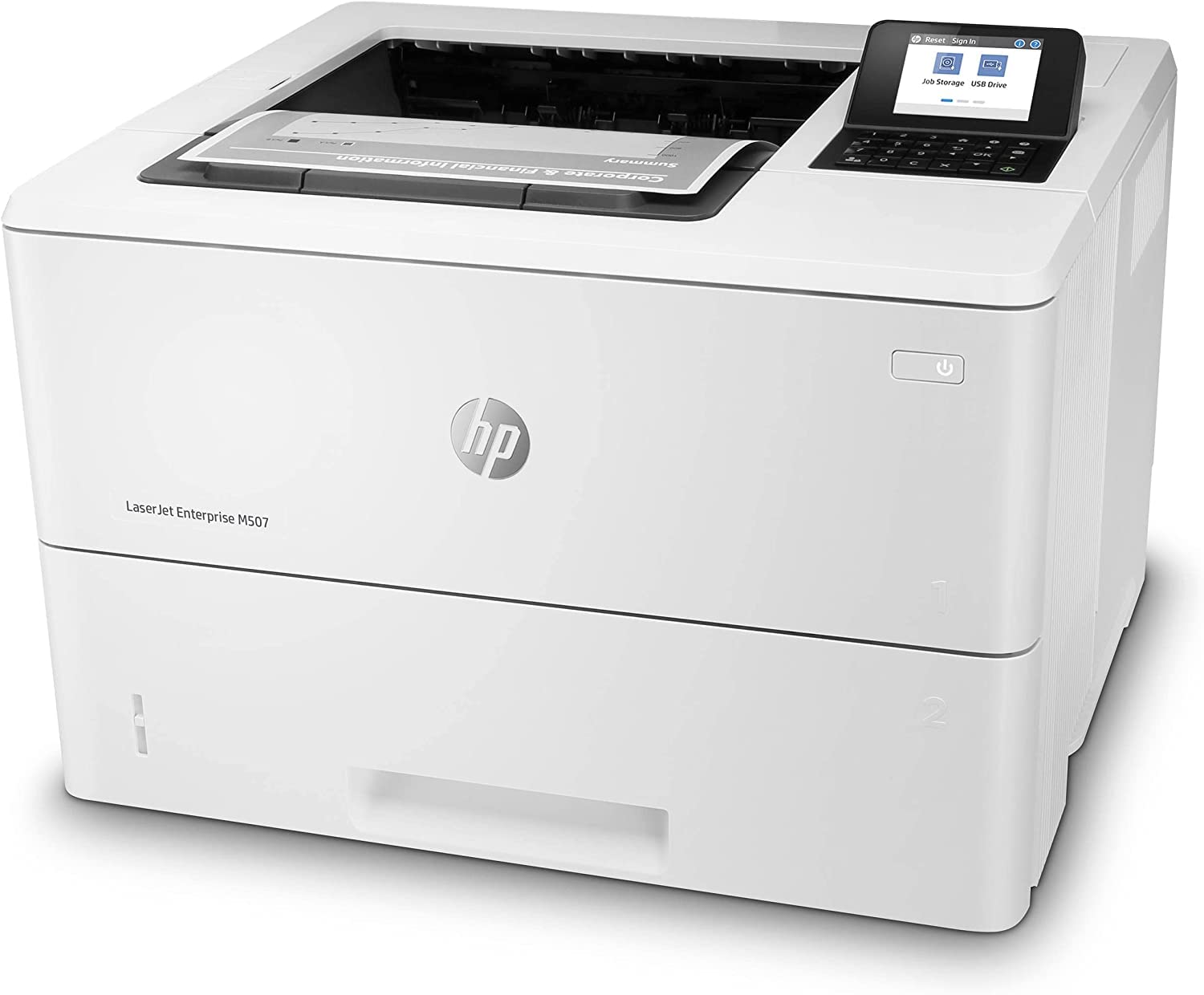HP Laserjet Pro MFP M283cdw All-in-One Wireless Color Laser Printer, White - Print Scan Copy Fax - 22 ppm, 600 x 600 dpi, Auto Duplex Printing, 50-Sheet ADF, 8.5 x 14, Ethernet, Cbmoun Printer_Cable