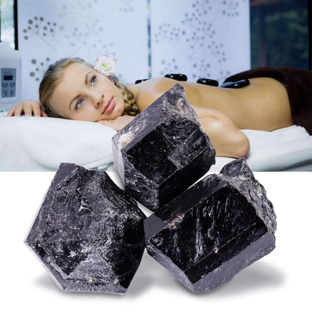 1 Pcs Black Quartz, Tormalina Nera Turmalina Negra Piedra Crystal Tourmaline Rough Rock Mineral Healing Stone
