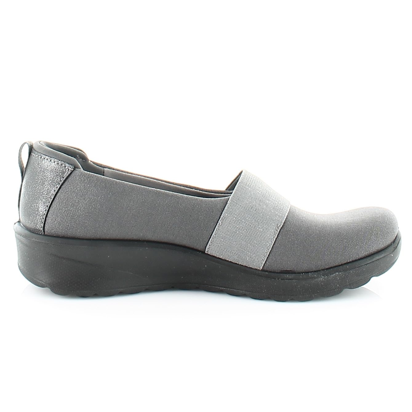 BZees Womens Gracie Slip On Granite Grey 9 M
