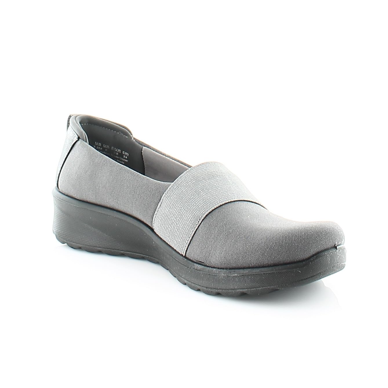 BZees Womens Gracie Slip On Granite Grey 9 M