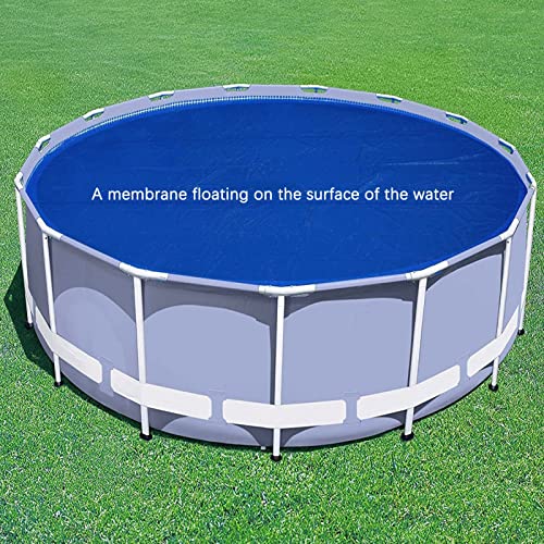 Pool Cover Tarpaulin Round Size 8-Foot 10-Foot Pool Cover For Swimming Pool & Spa Pool Blanket Float Cover Film Circular Easy Set Frame Pools And Inflatable ( Color : Blue , Size : 10FT-300cm Round )