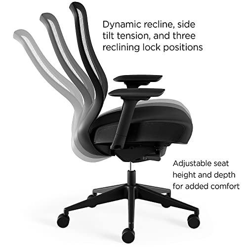 STAPLES 2722088 Ayalon Mesh and Fabric Task Chair Black