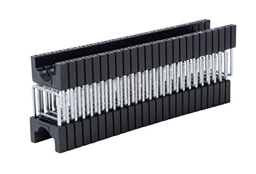 Gardner Bender MPS-2125 CableBoss Staple, ½ Inch., Secures Coax: RG-6, (NM) Non-Metalic Cable: 10/2, 12/3, CAT 5e and 16/4 Speaker Wire, 200 Pk., Black