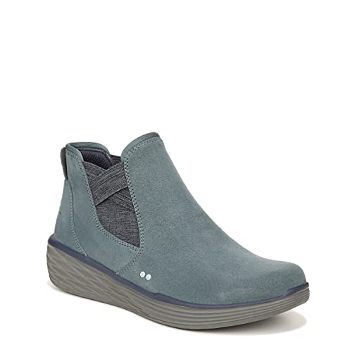 Ryka Womens Noelle Chelsea Ankle Booties Arctic Green 9.5 M