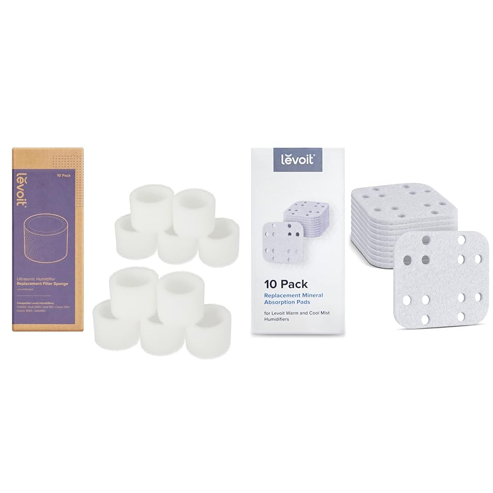 LEVOIT Humidifier Replacement Filters and Pads (10-Pack)
