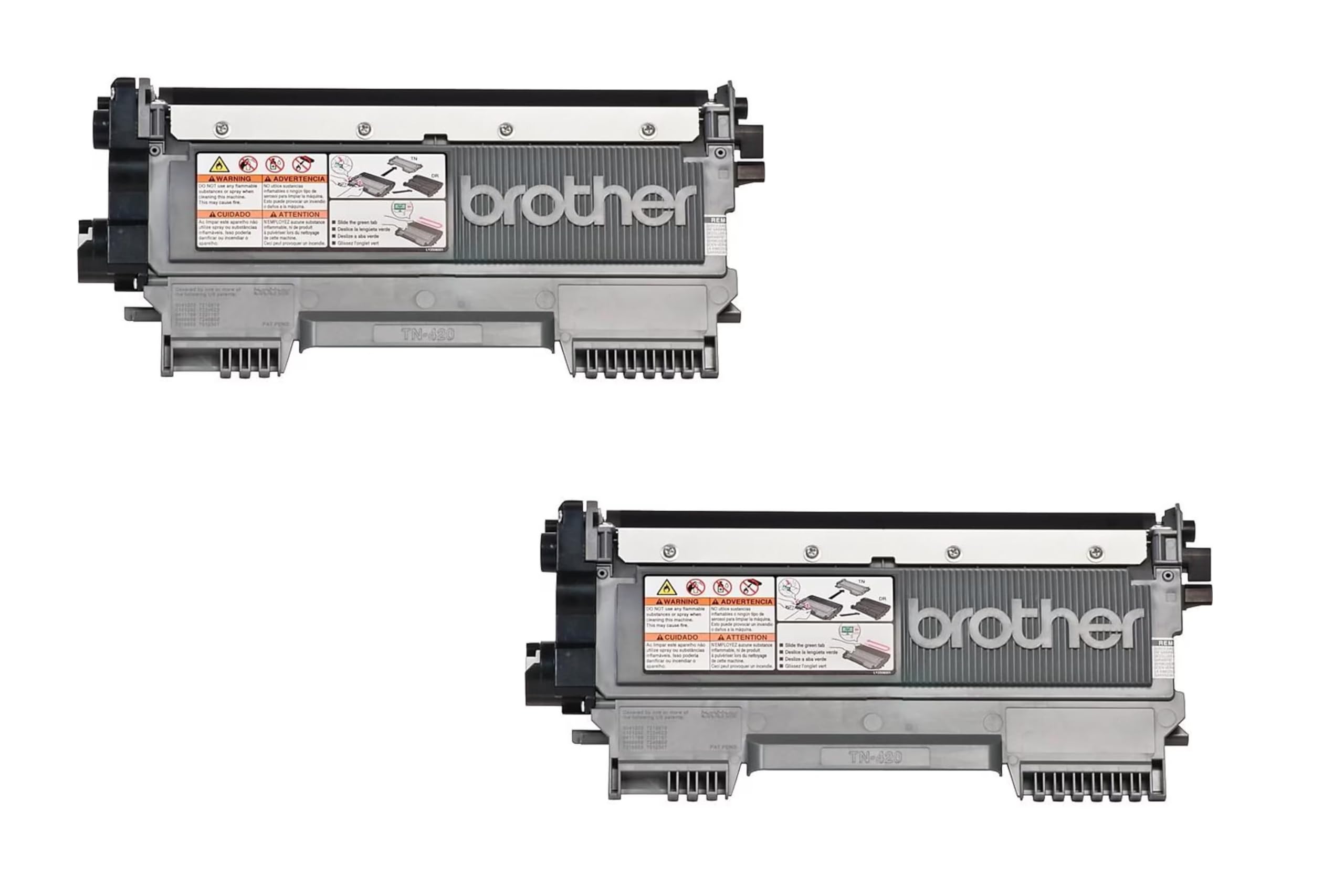 Brother Genuine TN420 2-Pack Standard Yield Black Toner Cartridge with approximately 1,200 page yield/cartridge