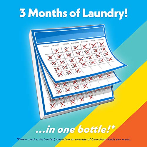 all Laundry Detergent Liquid, Fights Tough Stains with OXI Power, High Efficiency Compatible, 2X Concentrated, 90 Loads