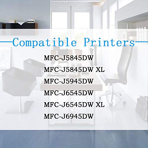 (4-Pack, BCMY) ColorPrint Compatible LC-3039 Ink Cartridge Replacement for Brother LC3039BK LC3039XXL LC3039 XXL Work with MFC-J5945DW MFC-J5845DW MFC-J5845DWXL MFC J6545DW J6545DWXL J6945DW Printer