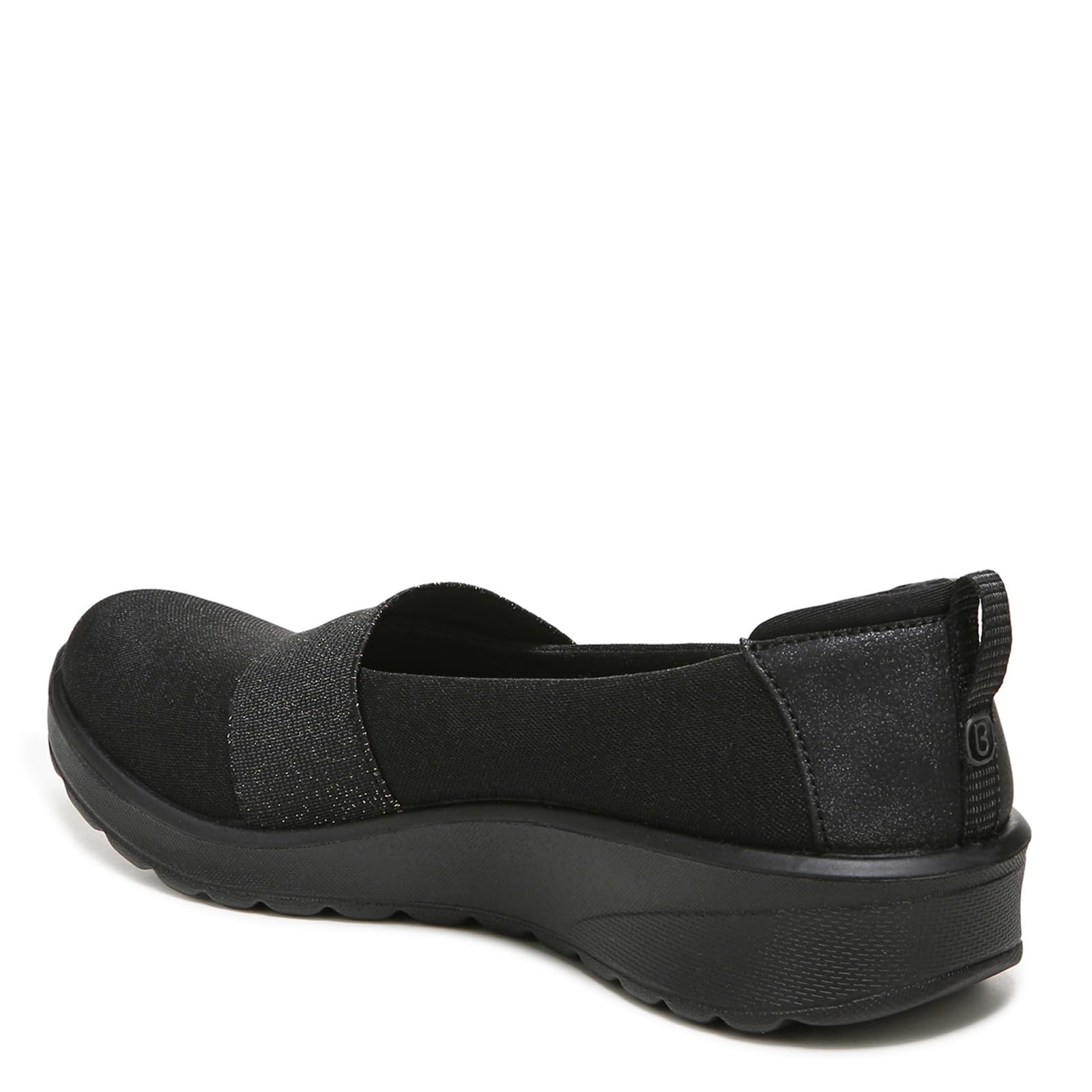 BZees Womens Gracie Slip On Black 8 M