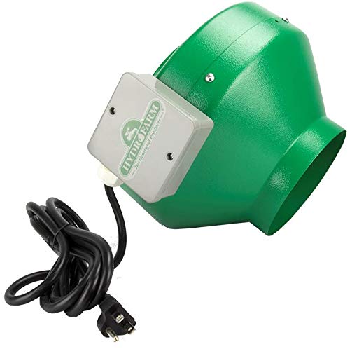Hydrofarm ACDF8 Active Air 720 CFM Inline Fan, 8-Inch