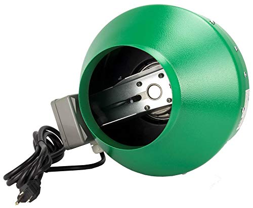 Hydrofarm ACDF8 Active Air 720 CFM Inline Fan, 8-Inch