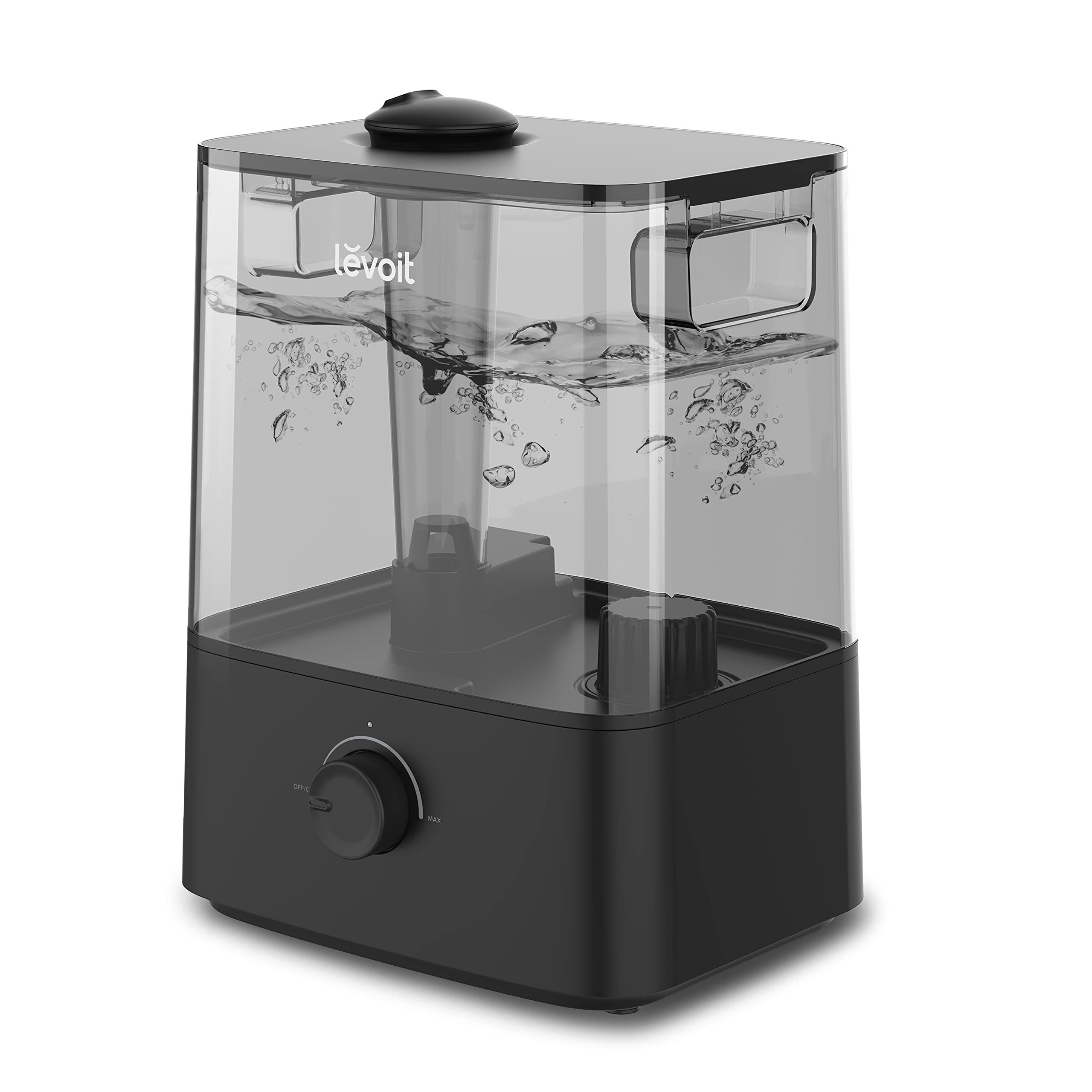 LEVOIT Humidifiers for Bedroom Large Room, 3L Cool Mist Top Fill Oil Diffuser & LEVOIT 60-Hour Humidifiers for Bedroom, 6L Quiet Cool Mist Top Fill Air Vaporizer