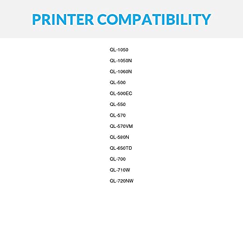 Speedy Inks Compatible Address Label Replacement for Brother DK-1208 (White, 10-Pack)