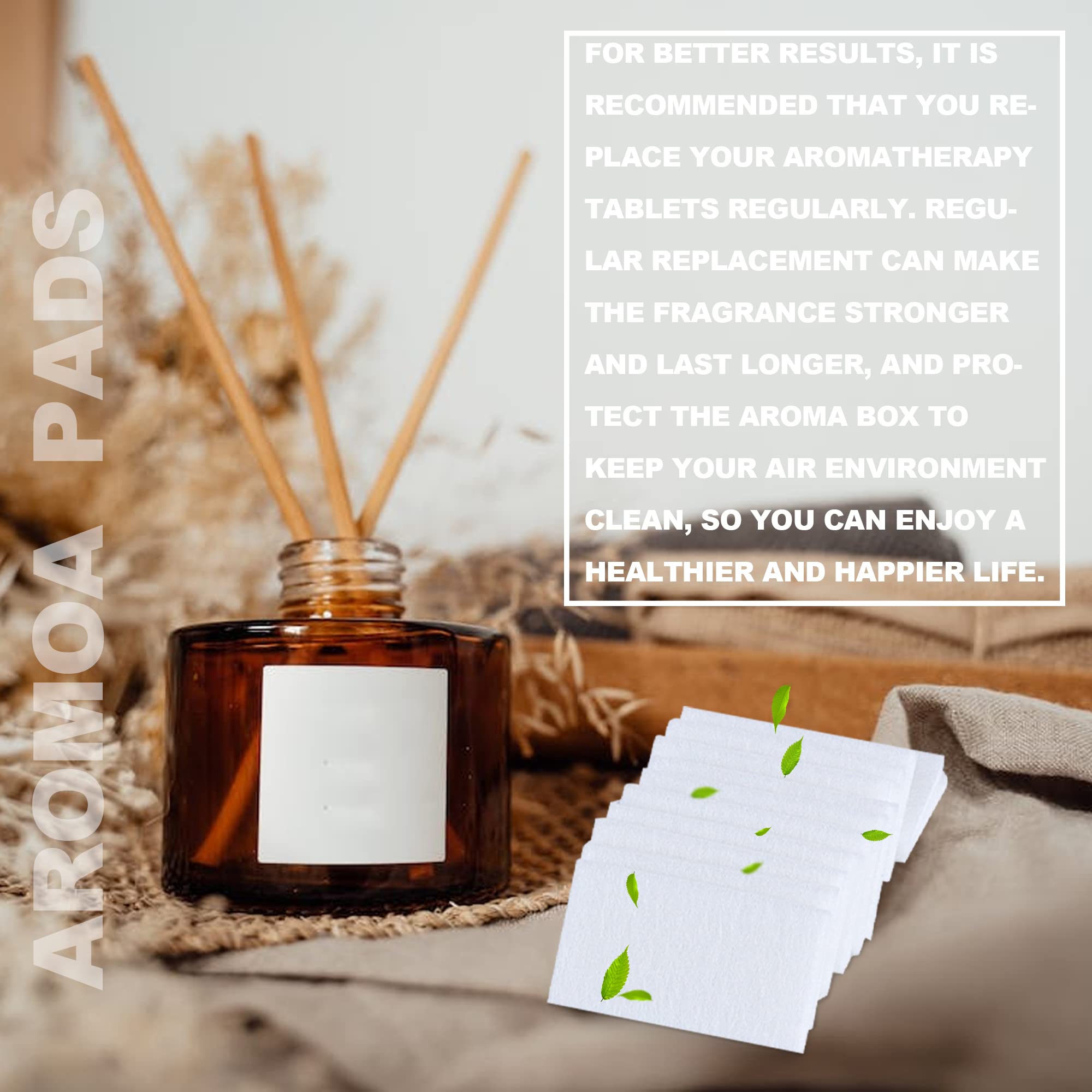 FETIONS 24 Pack Aroma Pads use in Replacing humidifiers and Essential Oil diffusers for a Stronger and Longer Lasting Scent, Fit for Cla-ssic300S, LV600S, LV600HH,Oasis-Mist