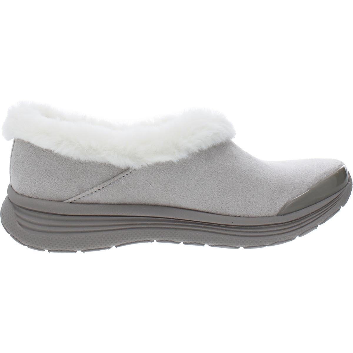 BZees Women's Snicker Faux Fur Lined Slip-On Sneaker