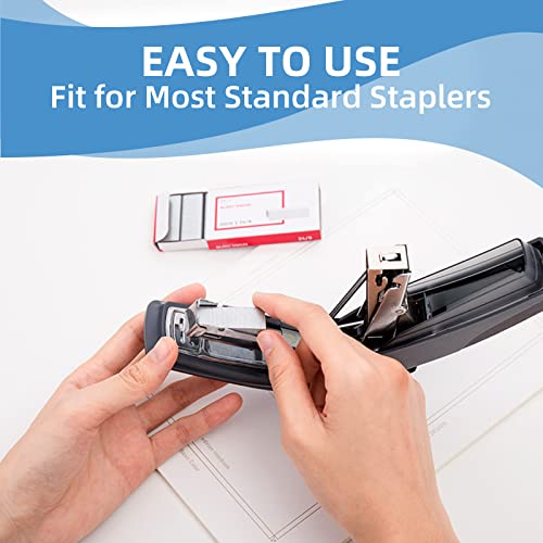 EZWORK Standard Staples, 5/16 inch Length, 40-60 Sheet Capacity, 5000 Staples, 10 Pack General Purpose Staple, Jam Free Sharp Chisel Point Staples for Most Standard Desktop Stapler (5/16'' Length)