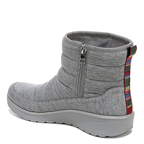 BZees Women's Glacier Ankle Boot, Grey, 8.5