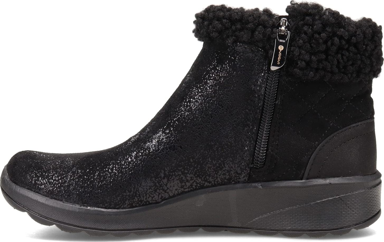BZees Womens Go Getter Ankle Boot Black 6.5 M