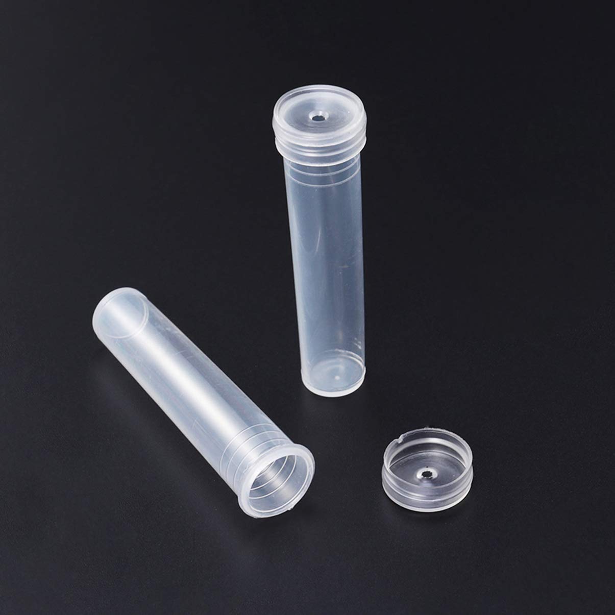 EXCEART 25pcs Single Flower air Plants carafes Florist Supplies Small Terrarium Waterbottle hydroponic Terrarium Plastic air hydroponic vase White 100pcs Water Tube