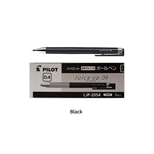 Pilot juice up 04 Retractable Gel Ink Pen, Ultra Fine Point 0.4mm, 5 Black and 5 Blue-Black (Value set)