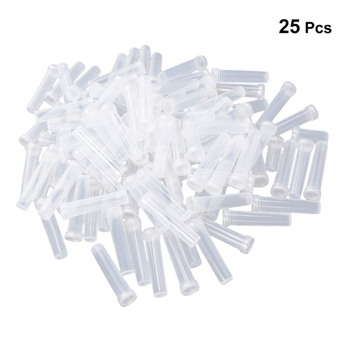 EXCEART 25pcs Single Flower air Plants carafes Florist Supplies Small Terrarium Waterbottle hydroponic Terrarium Plastic air hydroponic vase White 100pcs Water Tube