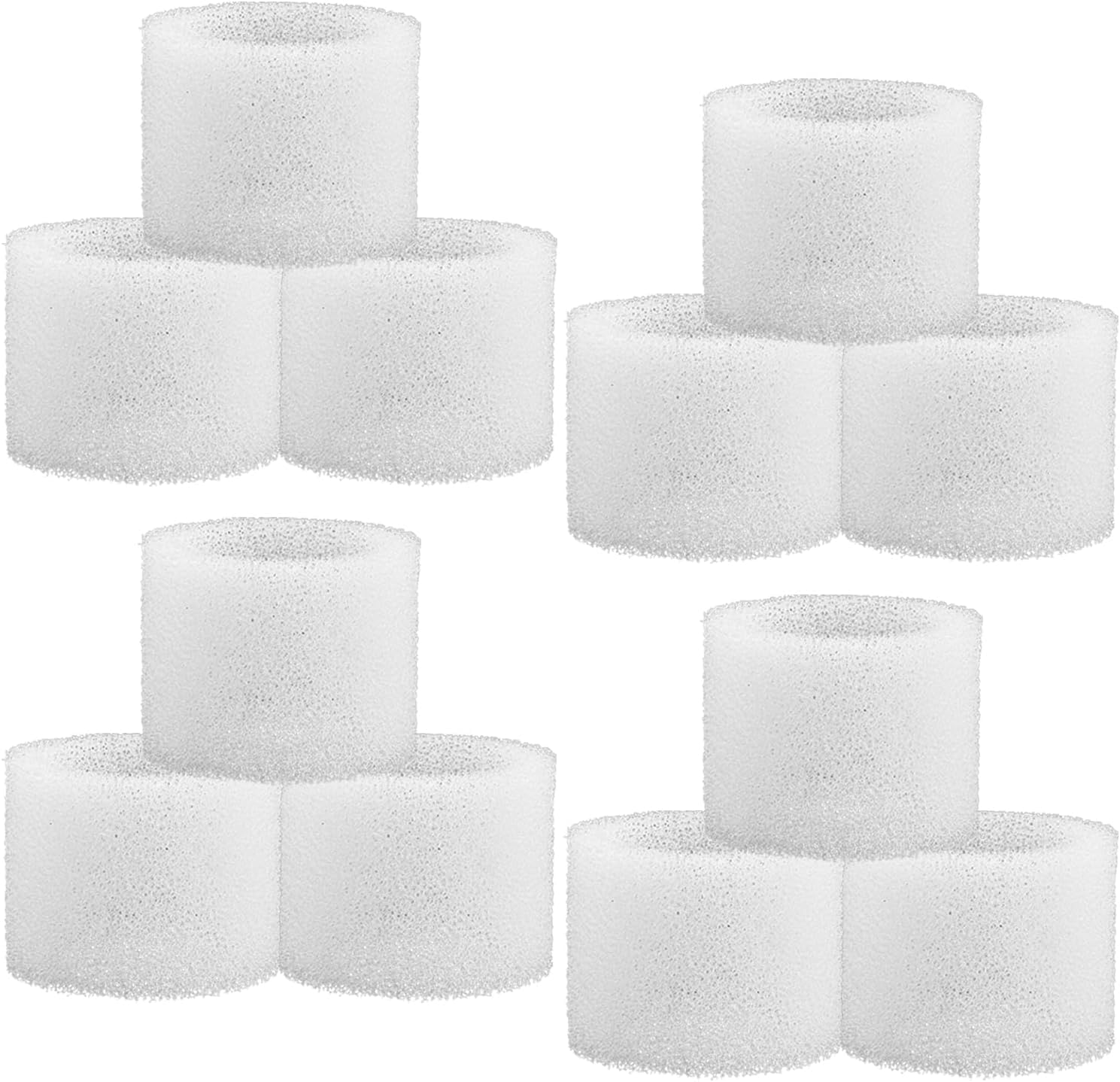 USEAMIE Humidifier Replacement Filters for Levoit Capture Fine Particles in Water Tank, Compatible with Dual150, Dual200S, Classic300(S), LV600S, 12 Pack, White