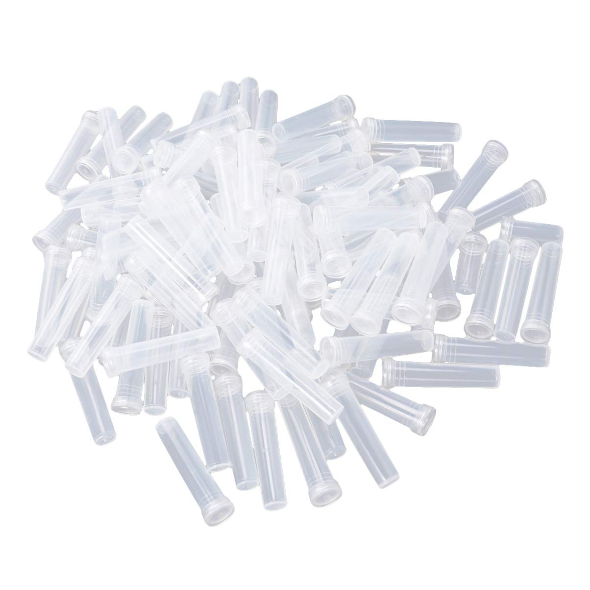 EXCEART 25pcs Single Flower air Plants carafes Florist Supplies Small Terrarium Waterbottle hydroponic Terrarium Plastic air hydroponic vase White 100pcs Water Tube