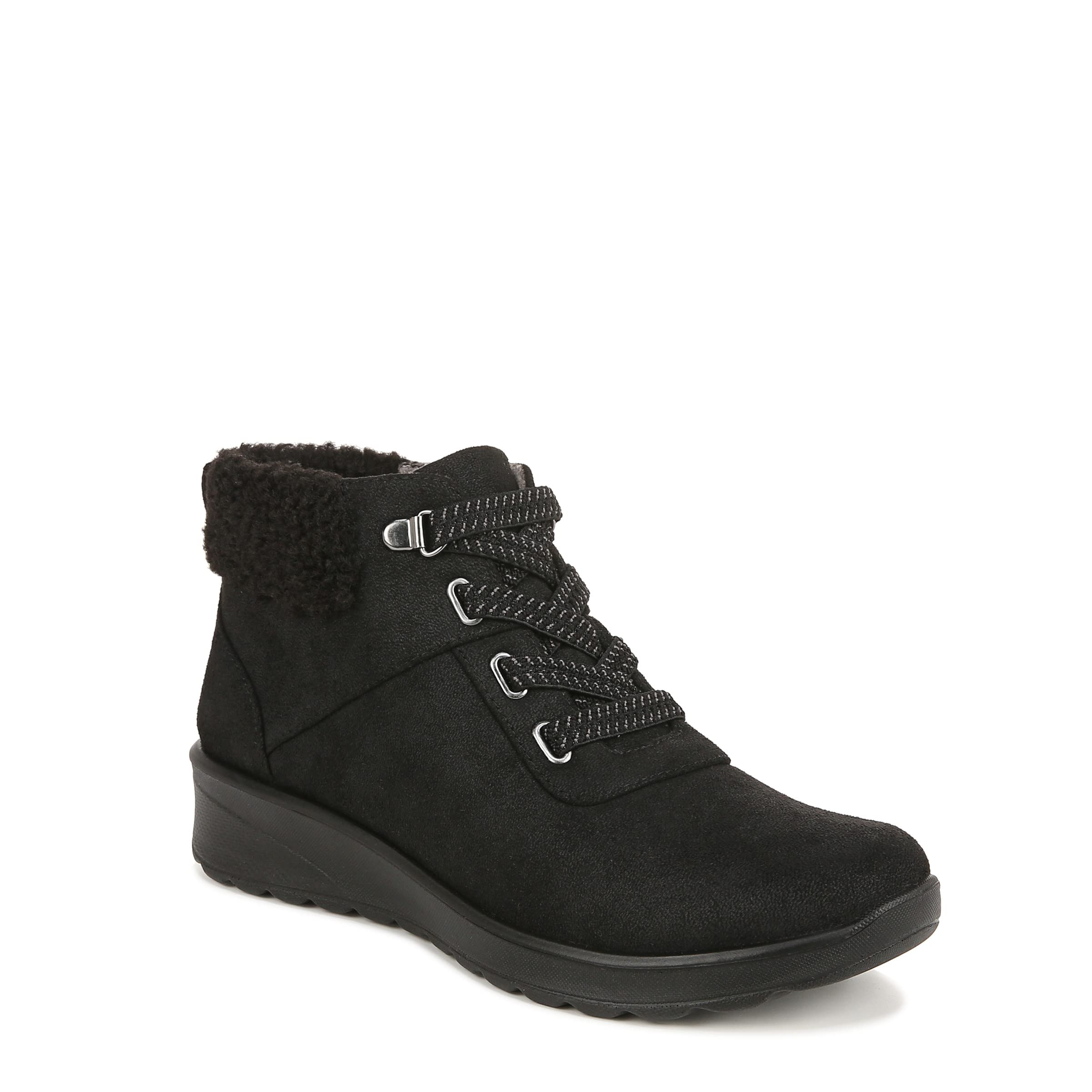 BZees Women's Generation Washable Comfort Ankle Boots Black 7.5 M