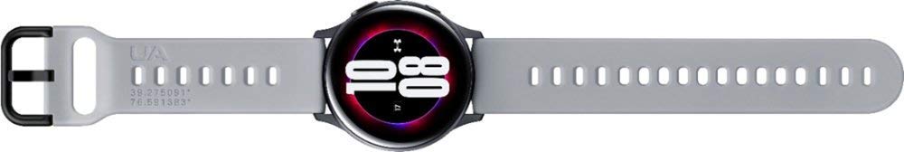 Samsung Galaxy Watch Active2 W/Enhanced Sleep Tracking Analysis, Auto Workout Tracking, and Pace Coaching (40mm, Under Armor Edition), Aqua Black - US Version with Warranty (Renewed)