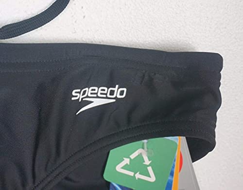 Speedo Men's Fitness Solar 1-Inch Xtra Life Lycra Brief, 32 - Black