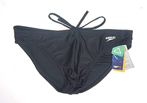Speedo Men's Fitness Solar 1-Inch Xtra Life Lycra Brief, 32 - Black